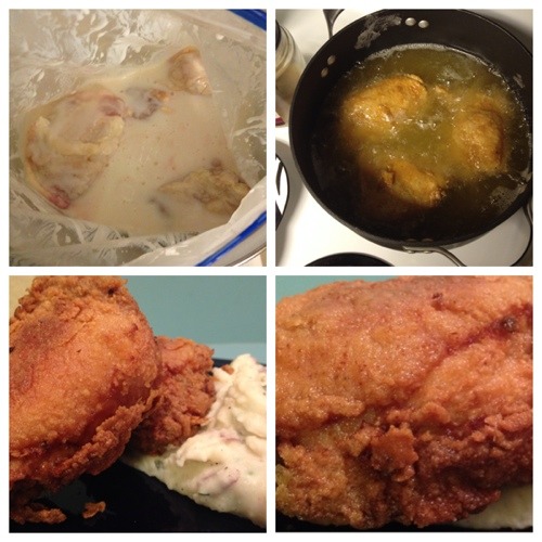 Crispy Fried Chicken Made With Whole Wheat Flour | Blonde Bitchin' West ...